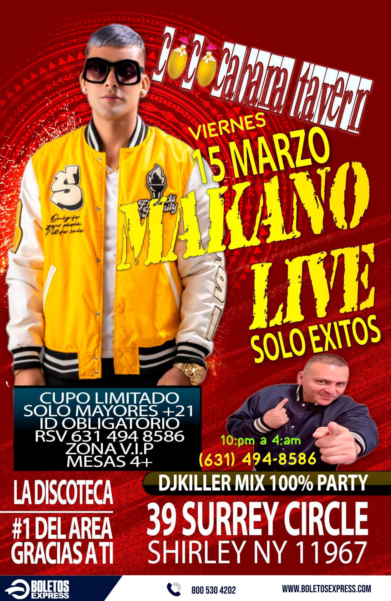 MAKANO LIVE SOLO EXITOS Tickets - BoletosExpress