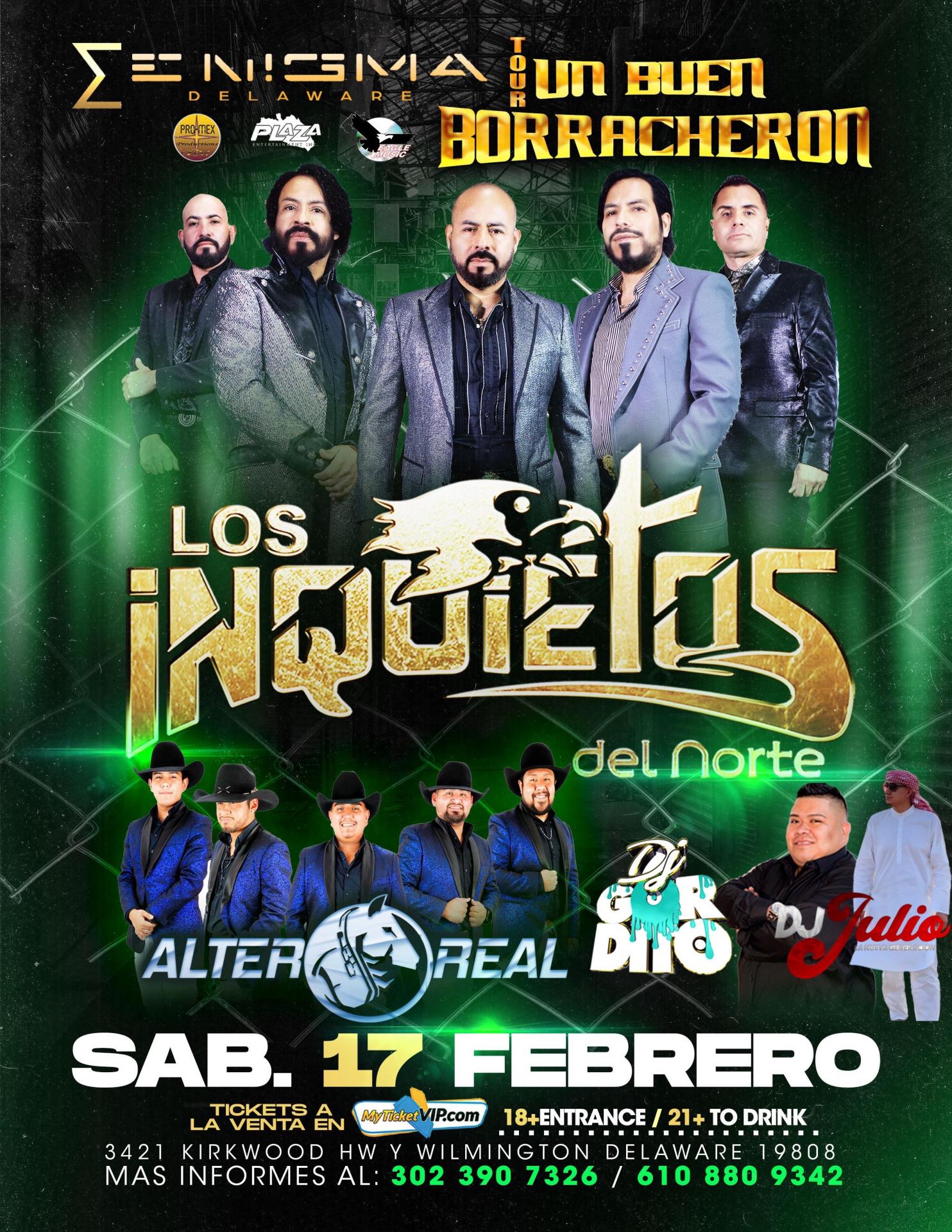 LOS INQUIETOS DEL NORTE Tickets - BoletosExpress