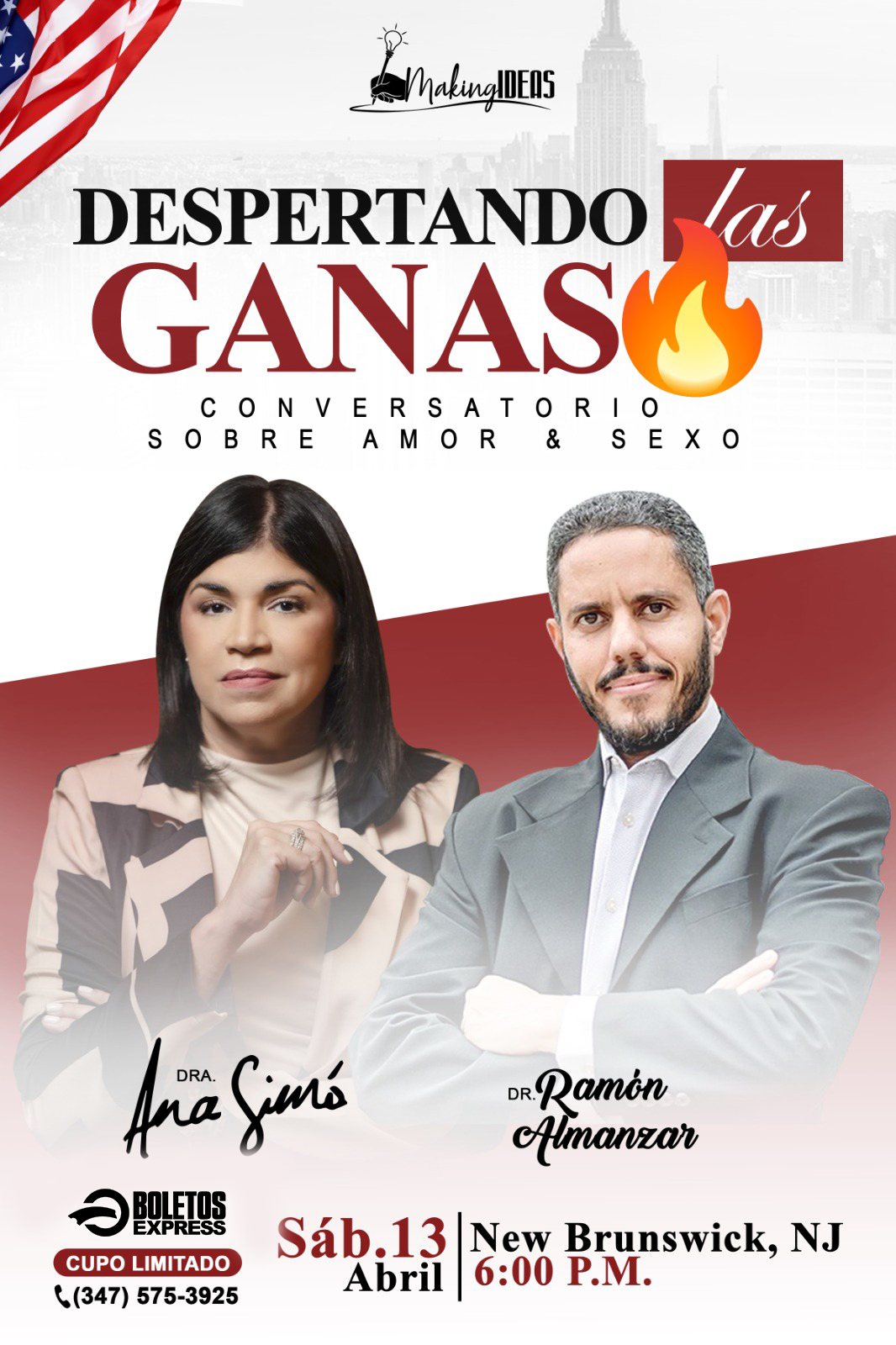 DRA. ANA SIMÓ | DR. RAMÓN ALMANZAR Tickets - BoletosExpress