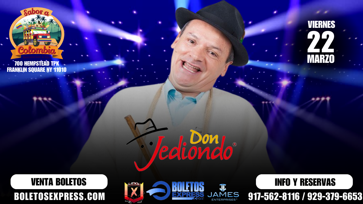 DON JEDIONDO EN SABOR A COLOMBIA Tickets - BoletosExpress