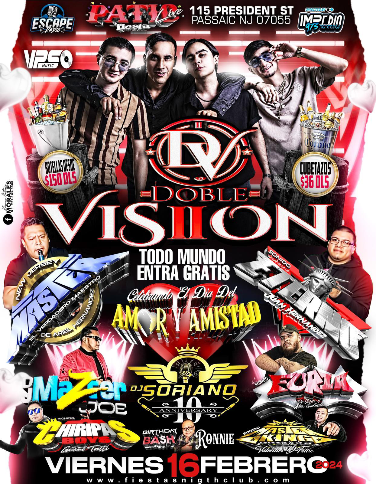 DOBLE VISION, SONIDO MASTER, SONIDO ETERNO, CHIRIPAS, FURIA MASTES KING ...