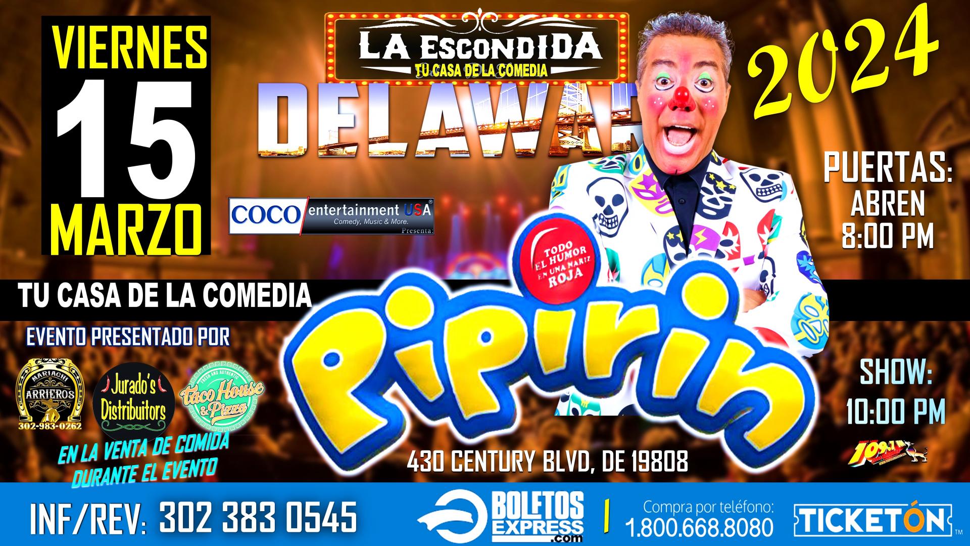 PAYASITO PIPIRIN Tickets - BoletosExpress