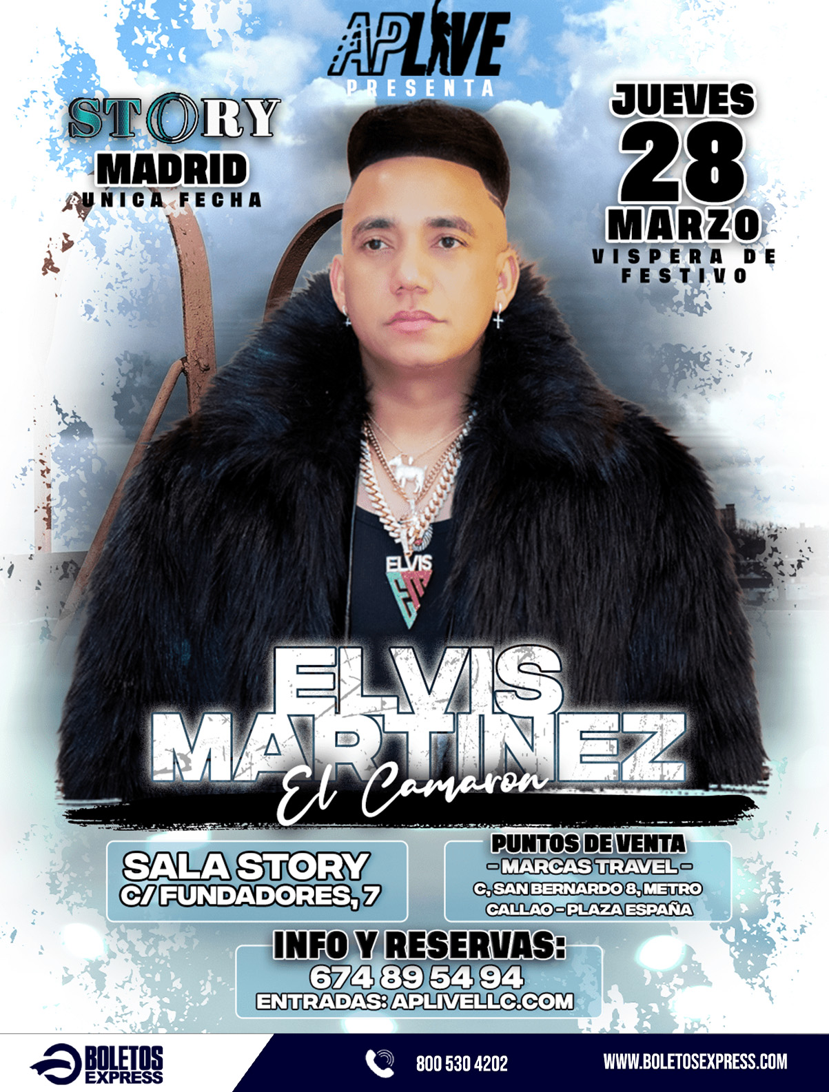 ELVIS MARTINEZ EL CAMARON Tickets - BoletosExpress