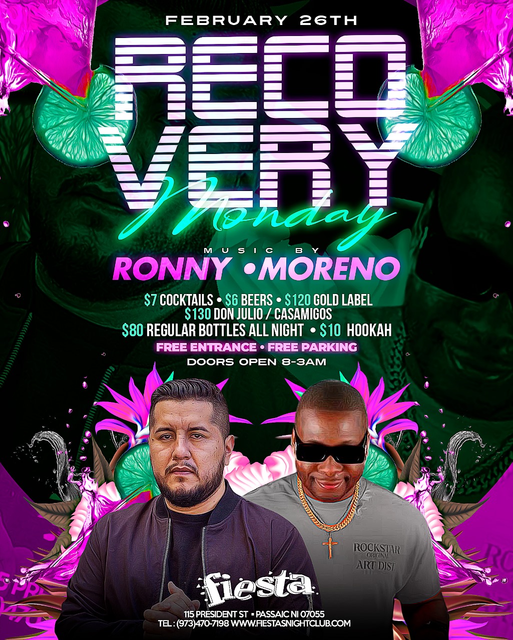 DJ RONNY, DJ MORENO; RECOVERY MONDAY Tickets - BoletosExpress DJ RONNY, DJ MORENO; RECOVERY MONDAY Tickets - BoletosExpress