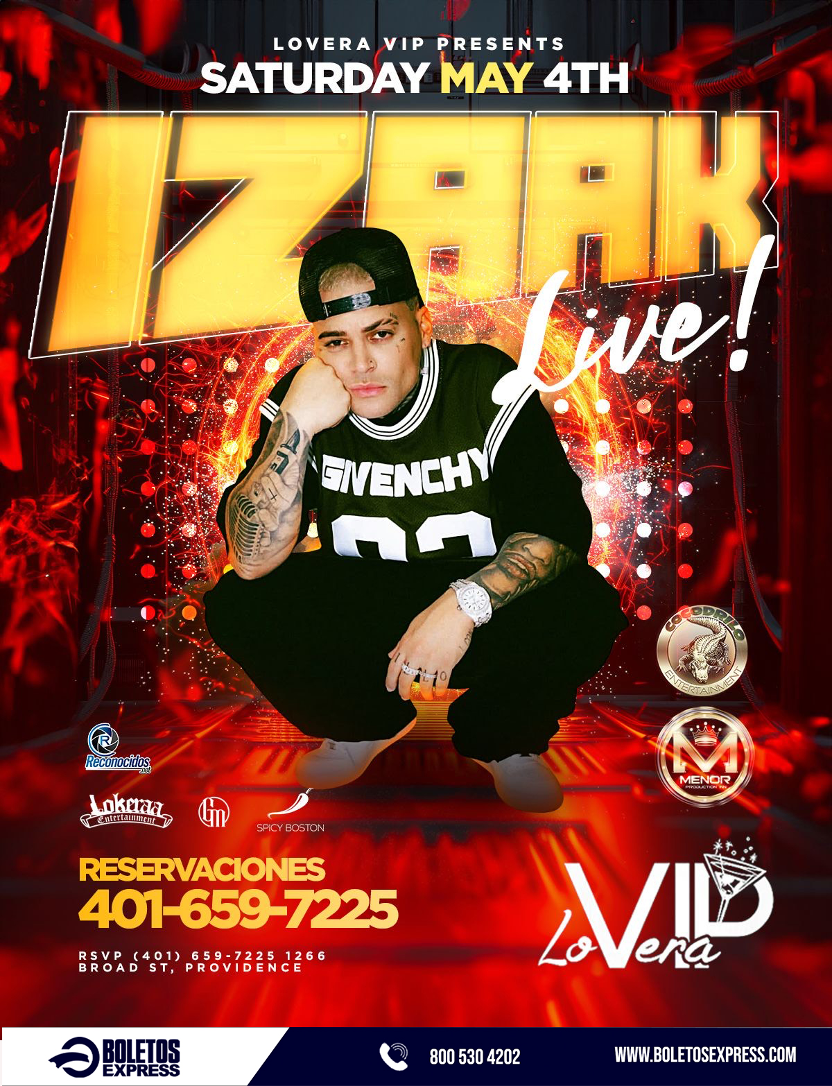 IZAAK LIVE Tickets - BoletosExpress