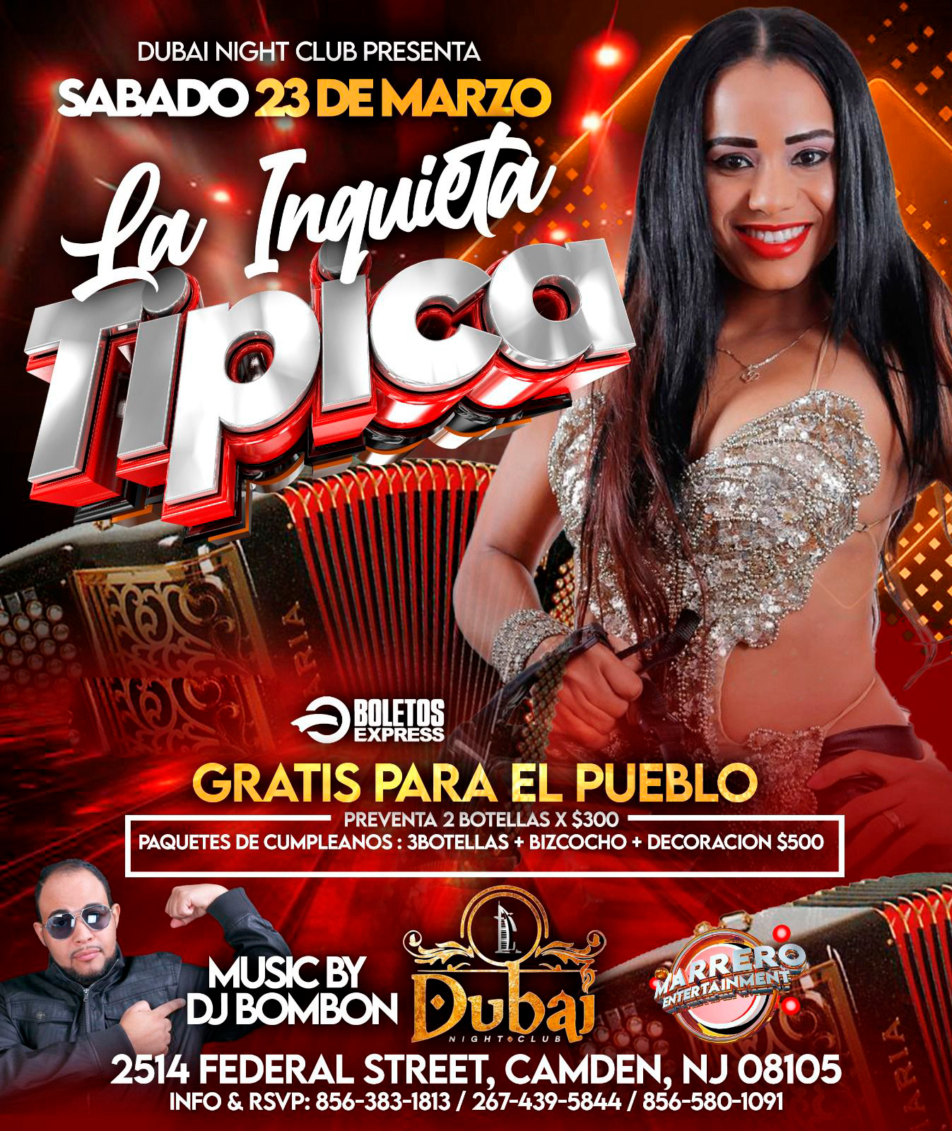 LA INQUIETA TIPICA Tickets - BoletosExpress