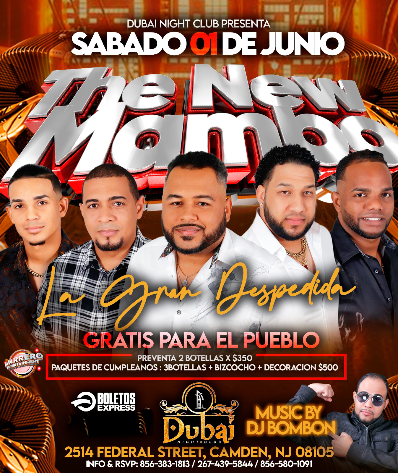 THE NEW MAMBO Tickets - BoletosExpress