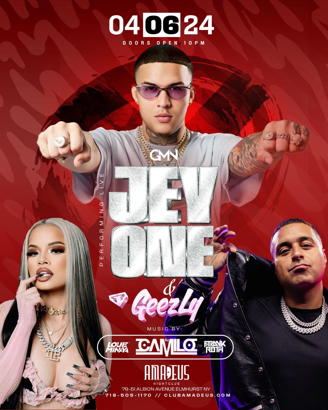 Jey One Live At Amadeus New York Tickets - BoletosExpress