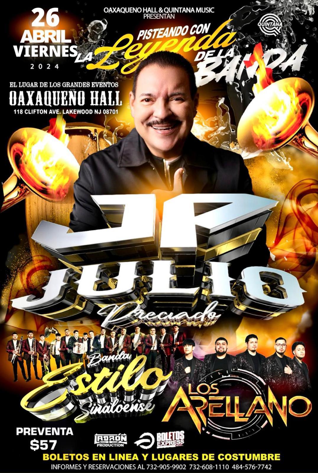 JULIO PRECIADO Tickets - BoletosExpress