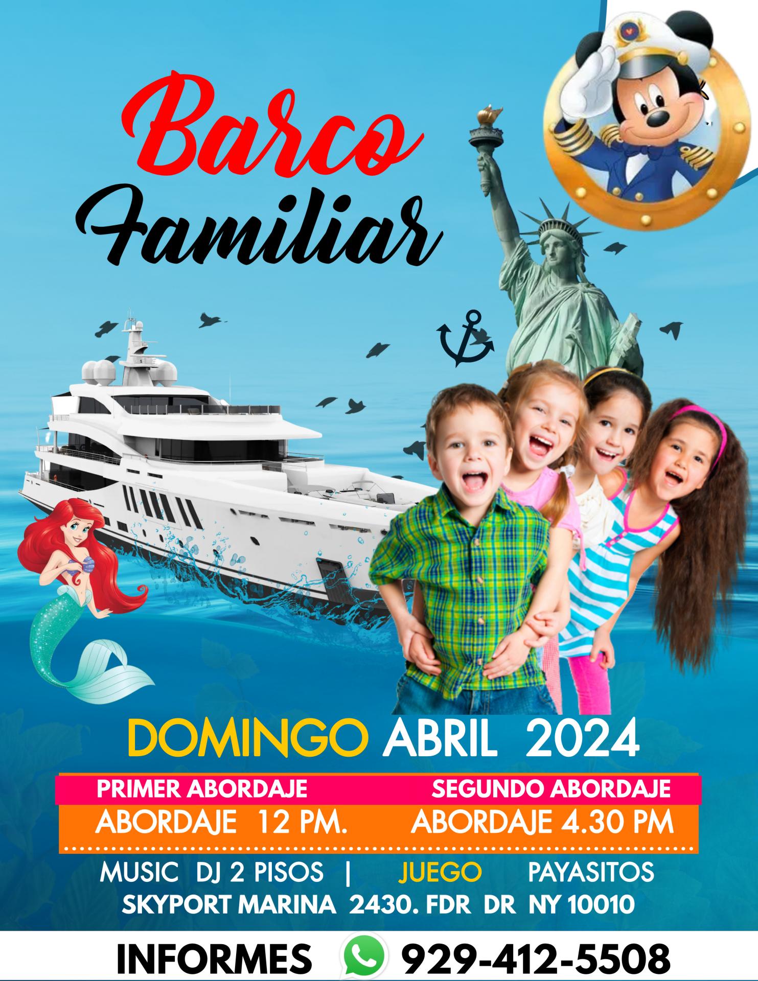 BARCO FAMILIAR Tickets - BoletosExpress