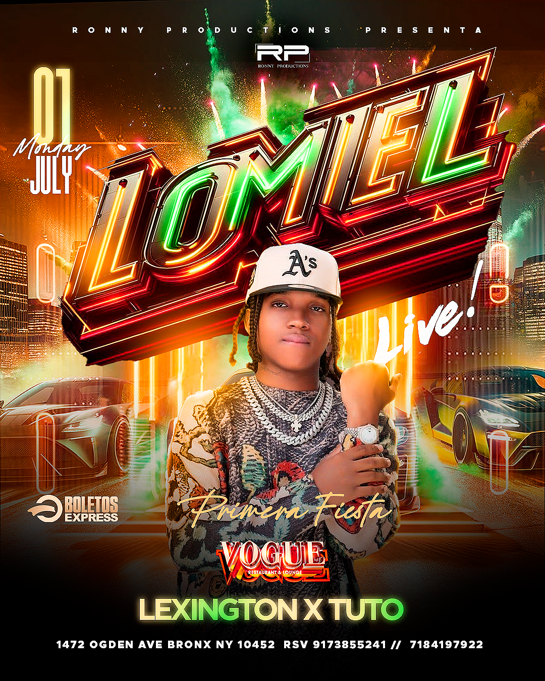 Lomiiel en vivo Tickets - BoletosExpress