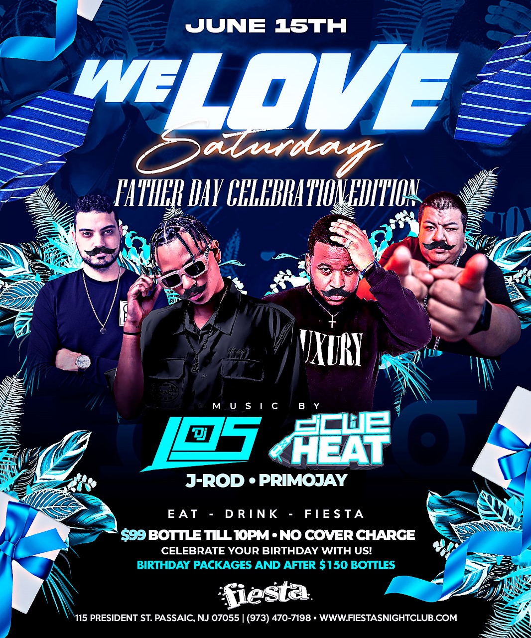 DJ LOS, DJ CUE HEAT, DJ J-ROD, DJ PRIMO JAY; FATHERS DAY CELEBRATION ...