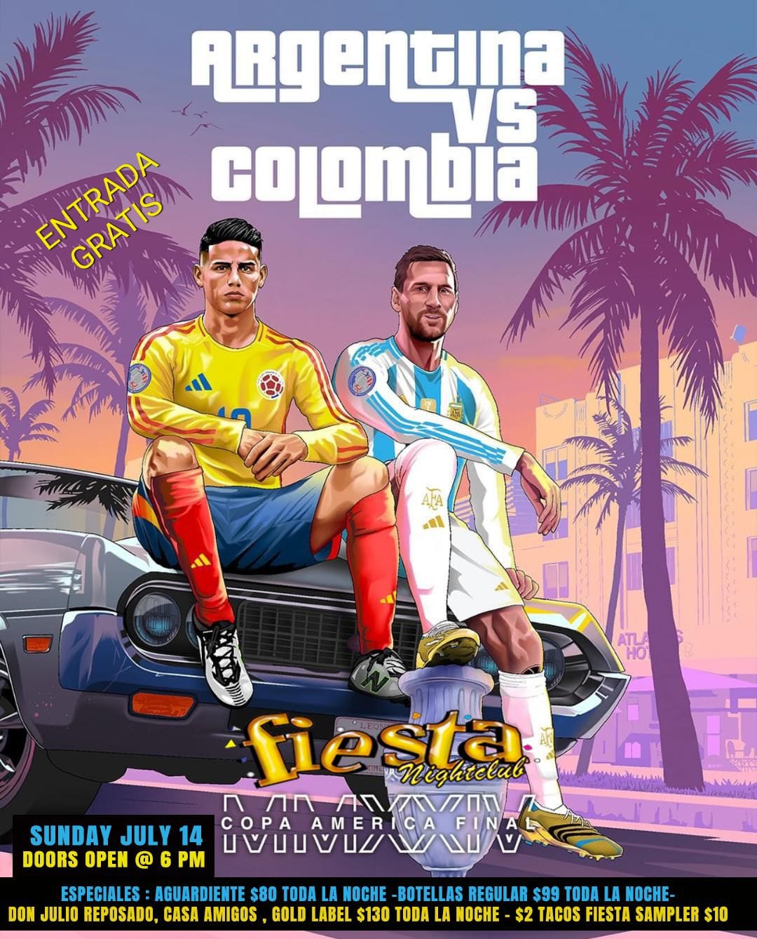FINAL COPA AMERICA ARGENTINA VS. COLOMBIA Tickets - BoletosExpress
