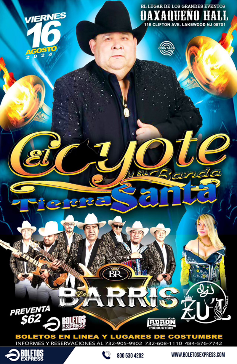 EL COYOTE Y SU BANDA TIERRA SANTA Tickets - BoletosExpress