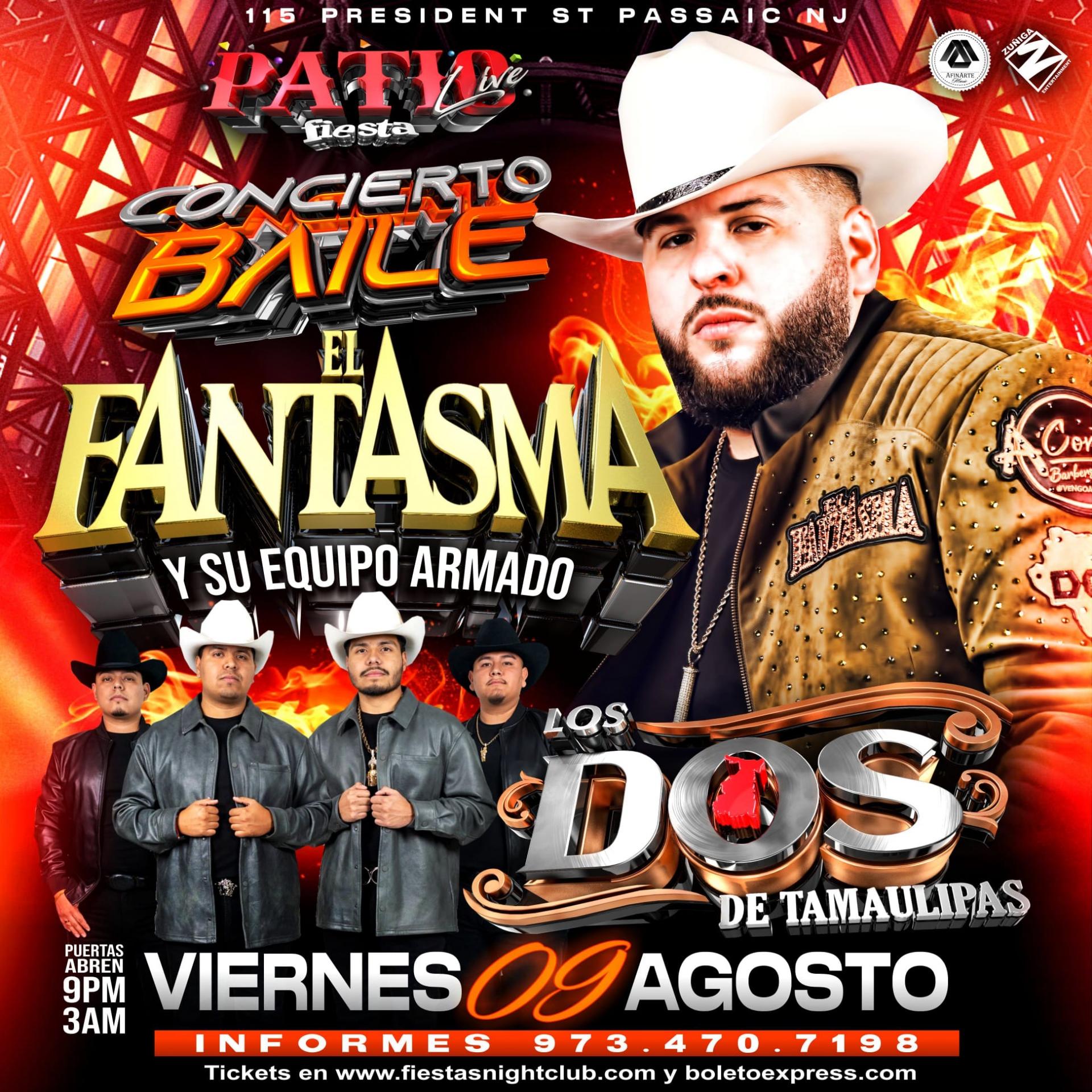 EL FANTASMA, LOS DOS DE TAMAULIPAS Tickets - BoletosExpress