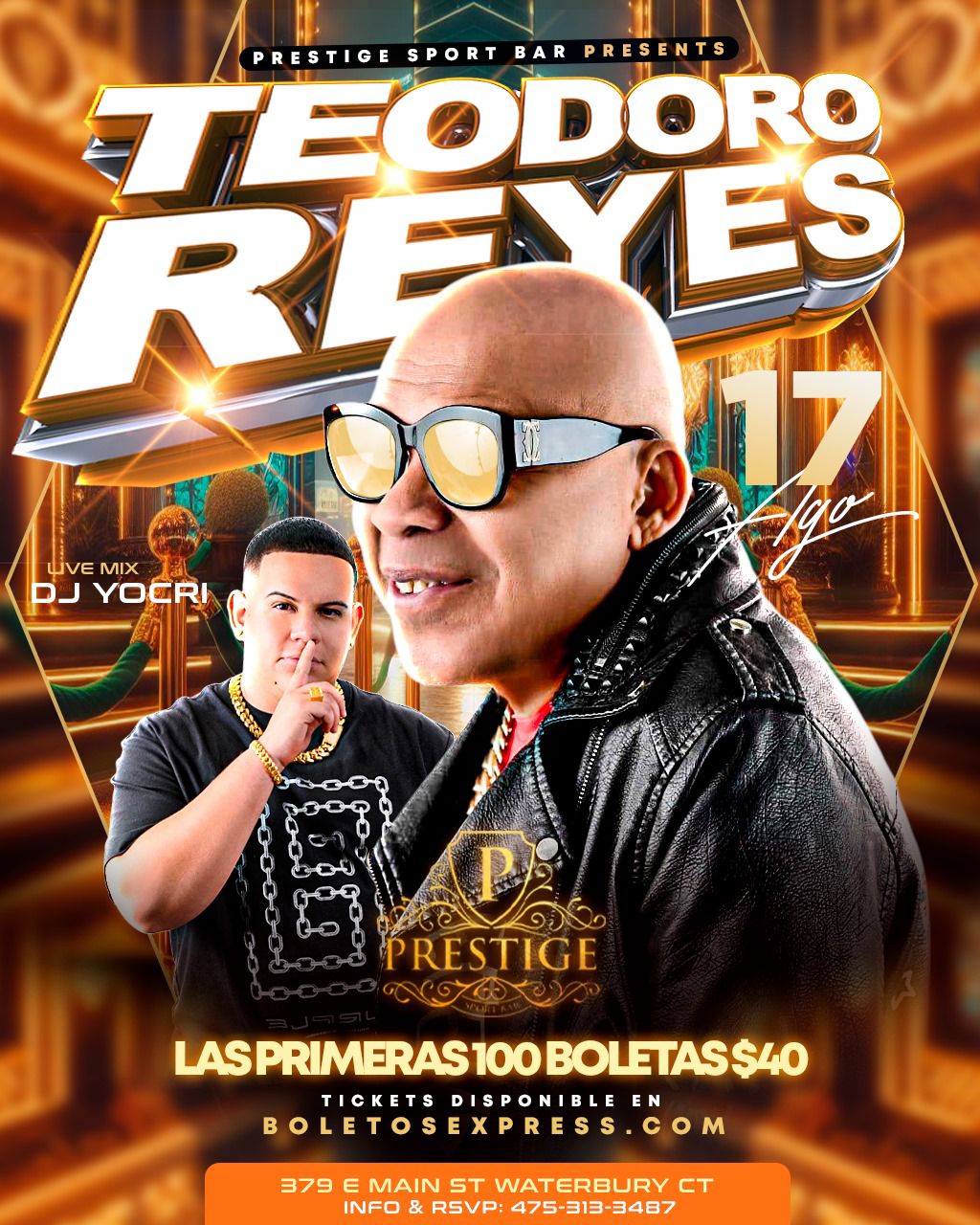 TEODORO REYES Tickets - BoletosExpress