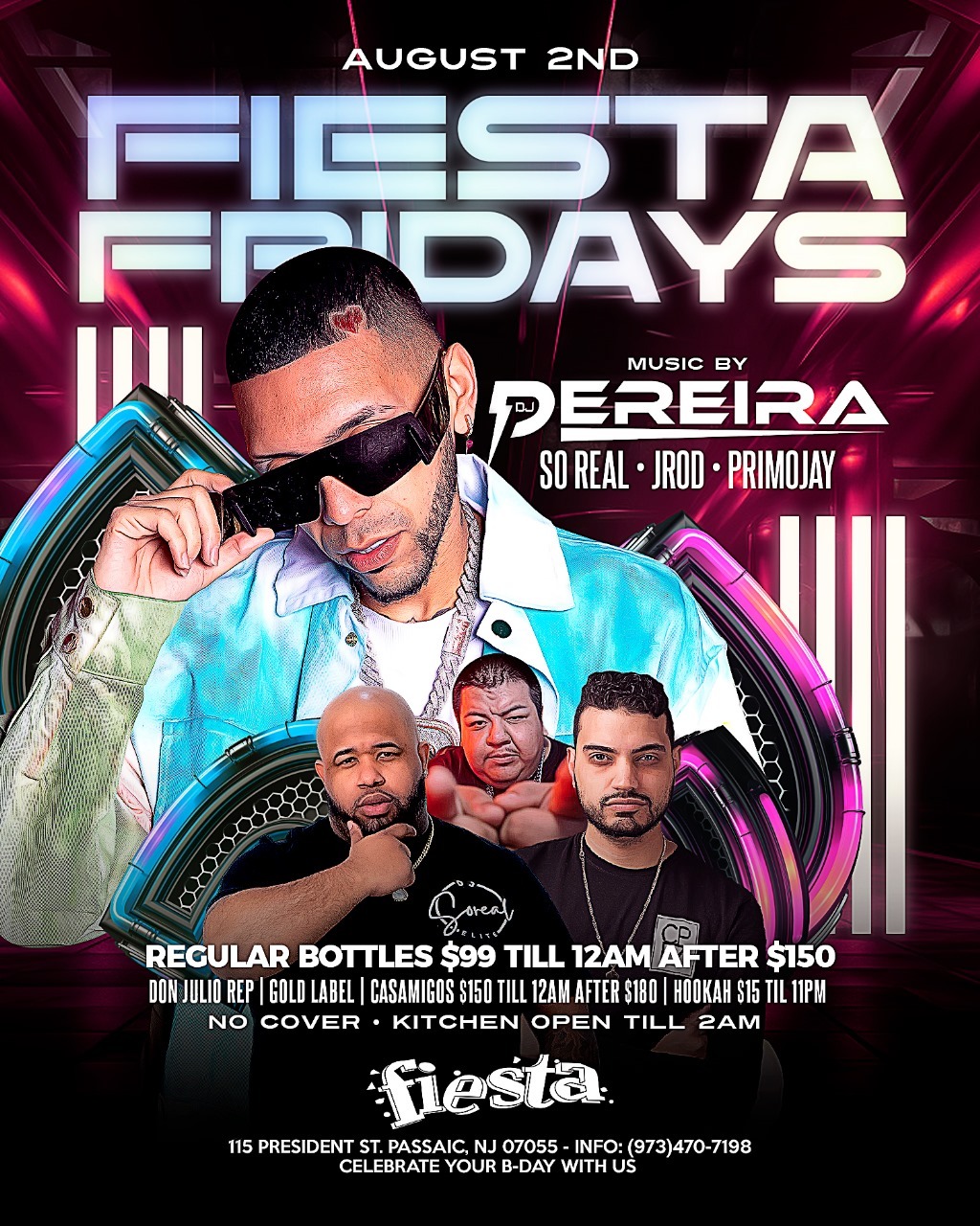 DJ PEREIRA, SO REAL, JROD, PRIMOJAY Tickets - BoletosExpress