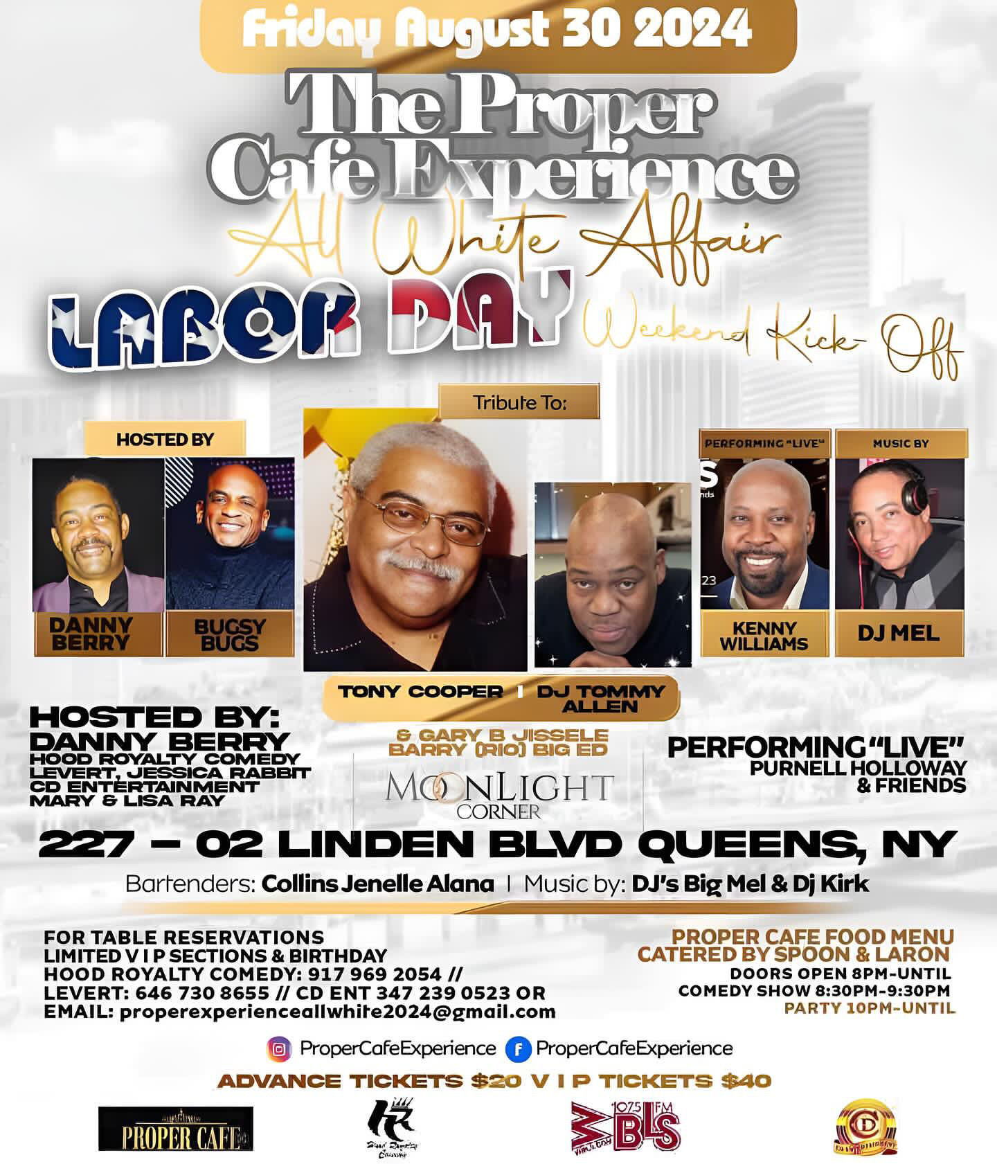 THE PROPER CAFE EXPERIENCE “ALL WHITE AFFAIR” Tickets - BoletosExpress