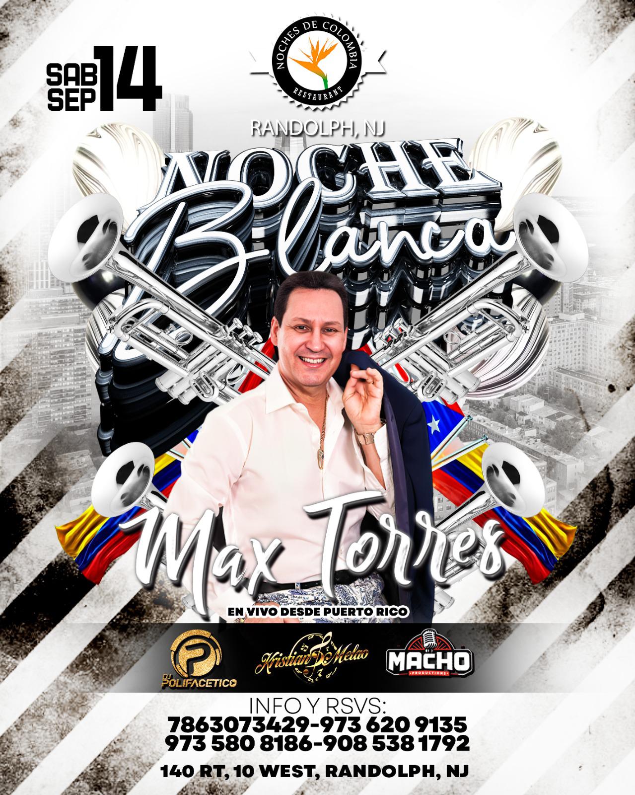 MAX TORRES Tickets - BoletosExpress