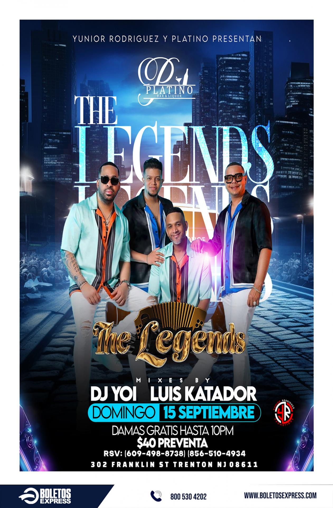 THE LEGENDS Tickets - BoletosExpress