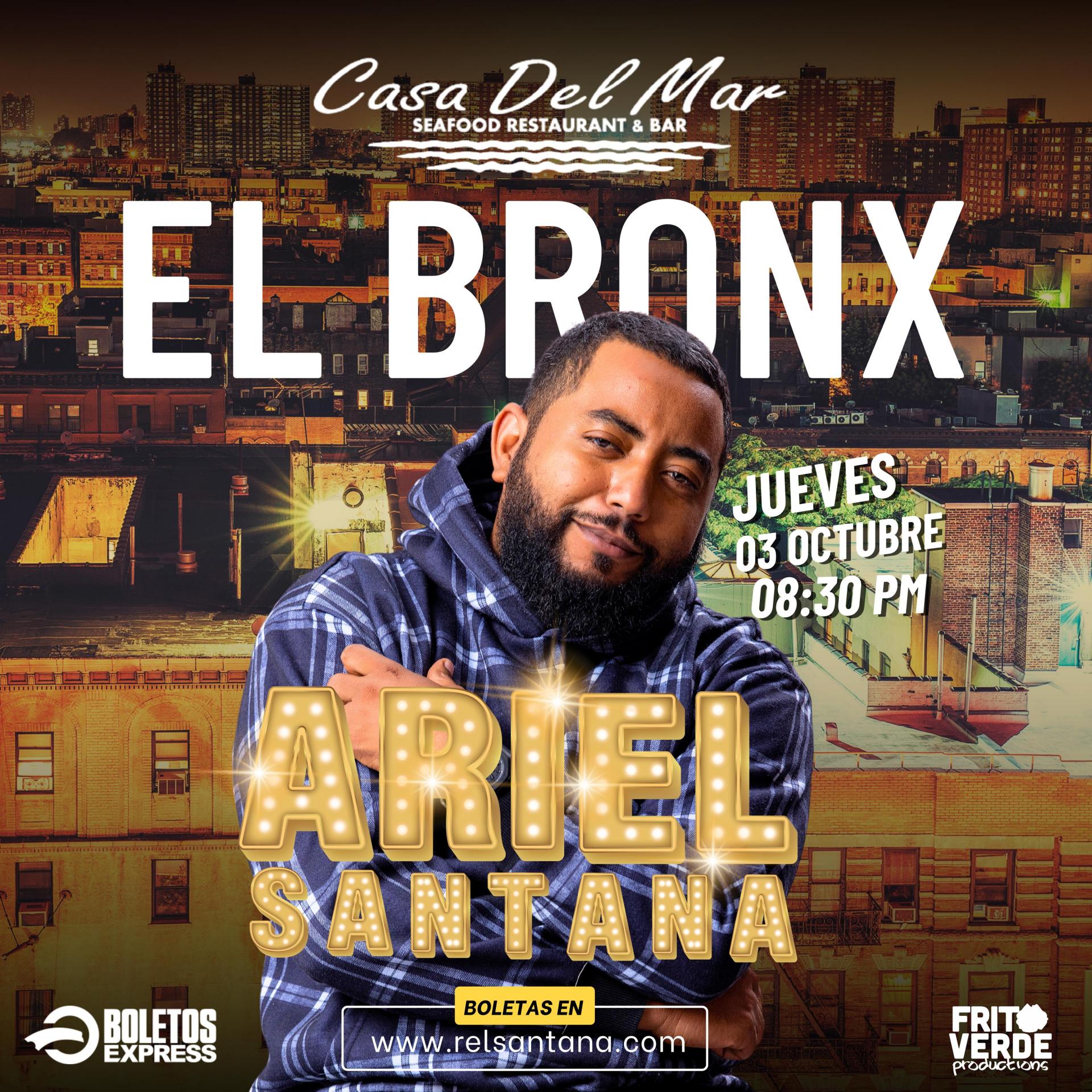 ARIEL EN EL BRONX | STANDUP COMEDY Tickets - BoletosExpress