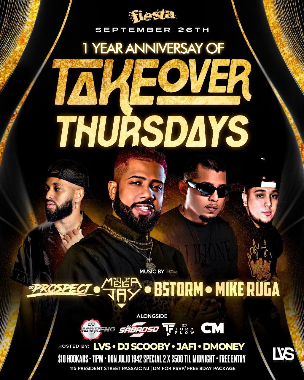 1 YEAR ANNIVERSAY OF TAKEOVER THURDAYS-MUSIC BY-MEGA JAY-PROSPECT ...
