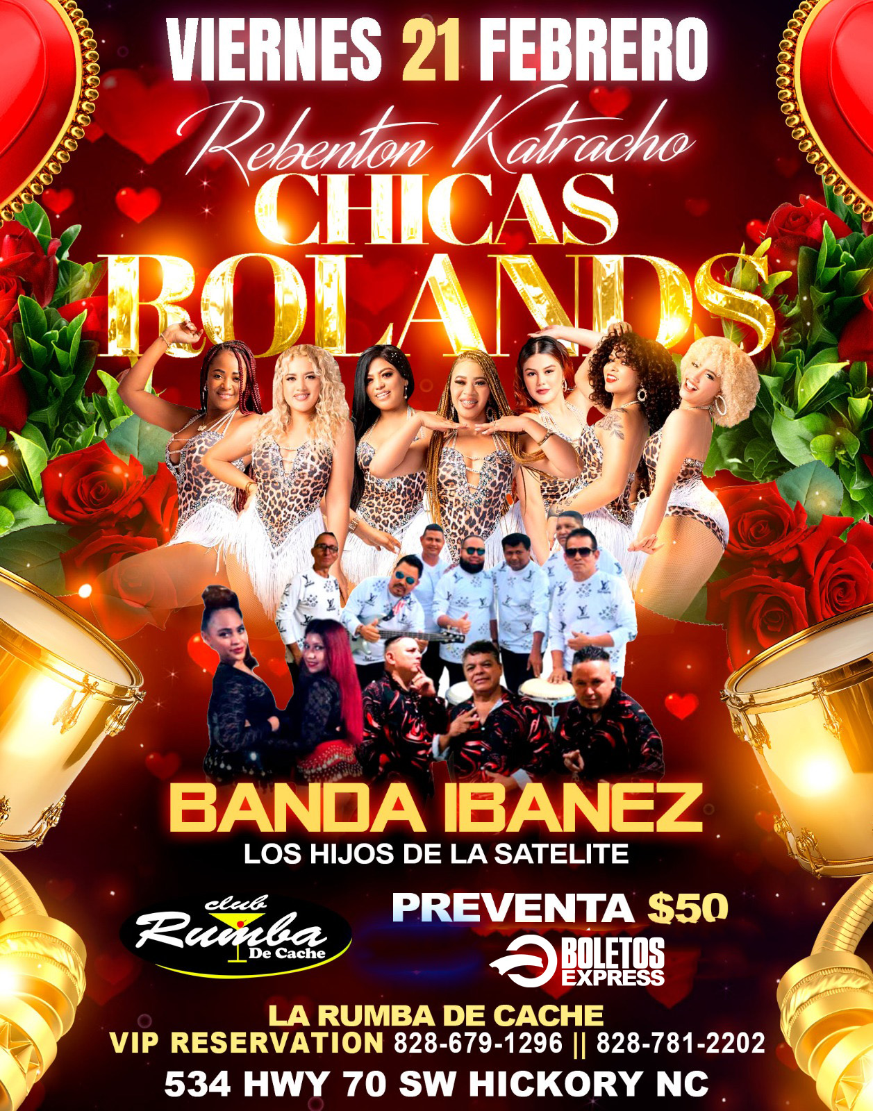 REVENTON CATRACHO: LAS CHICAS ROLANDS Tickets - BoletosExpress