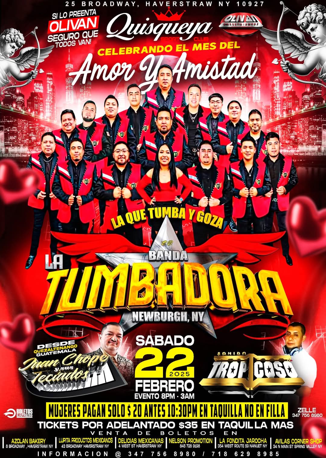 El International Grupo Miramar, Banda L Tumbadora, Juanchope Y Sus ...