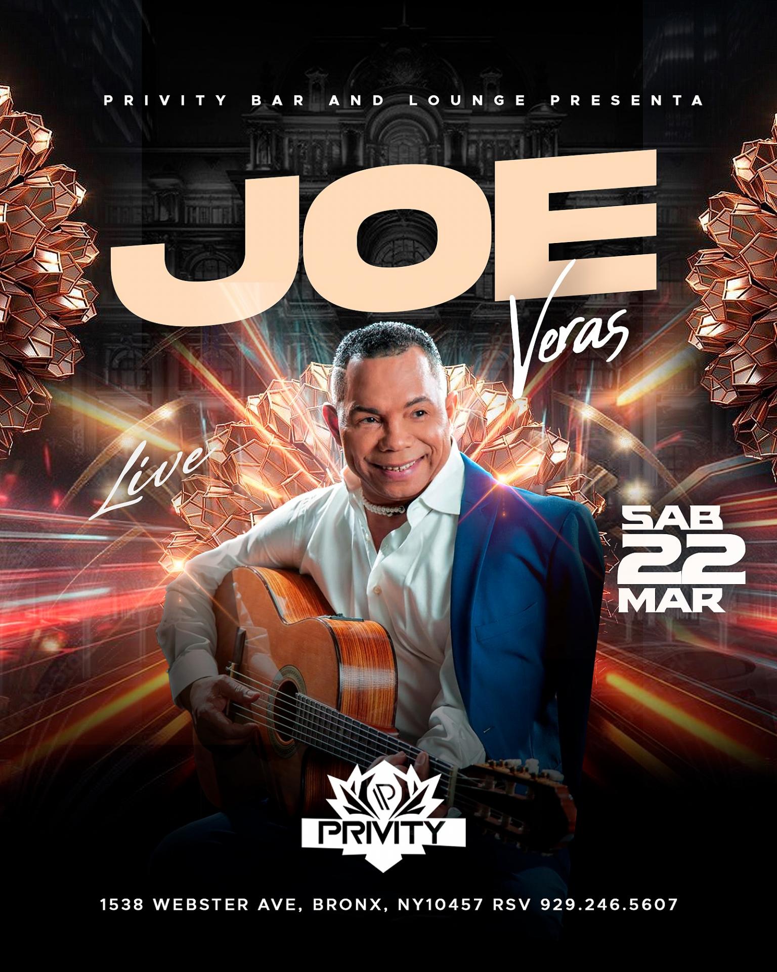 JOE VERAS Tickets - BoletosExpress