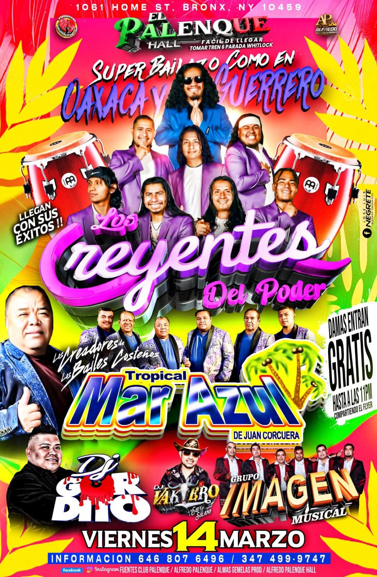 LOS CREYENTES DEL PODER & TROPICAL MAR AZUL Tickets - BoletosExpress